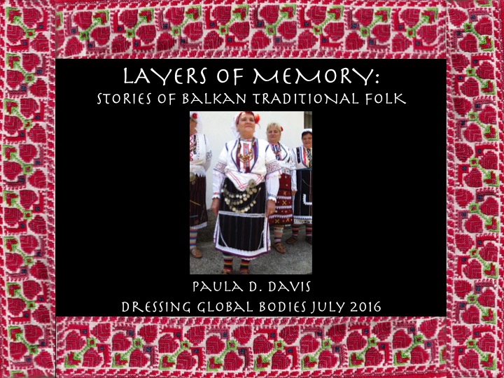 “Layers of Memories” presentation images. – Paula D. Davis